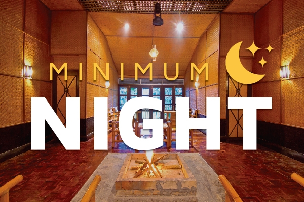Minimum 3 nights Stay